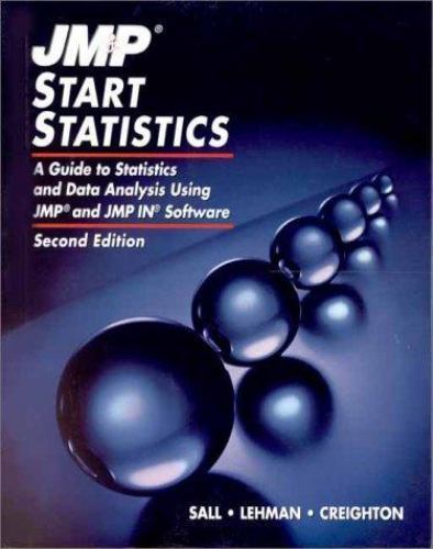 Jmp Start Statistics by Sas Institute; Sall, John; Lehman, Ann ...
