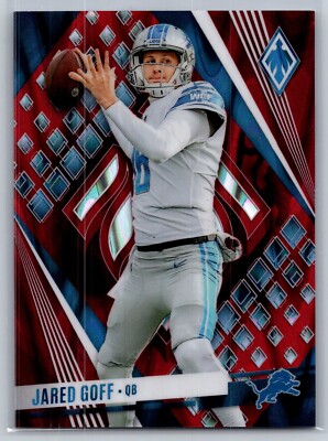 2023 panini phoenix football jared goff red seismic 11/199 #27 | eBay