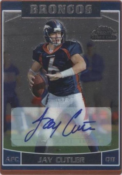 2006 Topps Chrome - Rookie Autographs #229 Jay Cutler (AU, RC) for sale ...