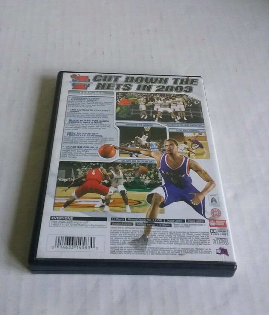 NCAA March Madness 2003 Complete w/ Manual Sony PlayStation 2 (PS2) EA ...