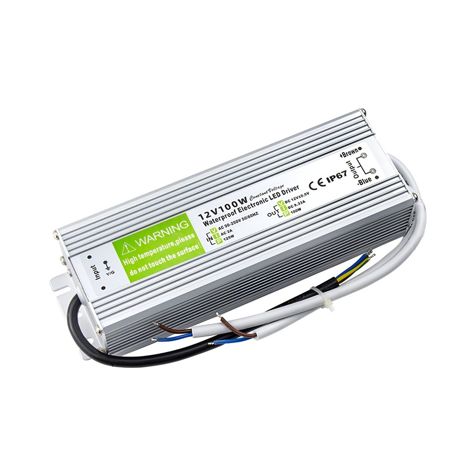 IP67 Waterproof Power Supply PSU AC 240V -DC 12V Transformer LED Driver ...