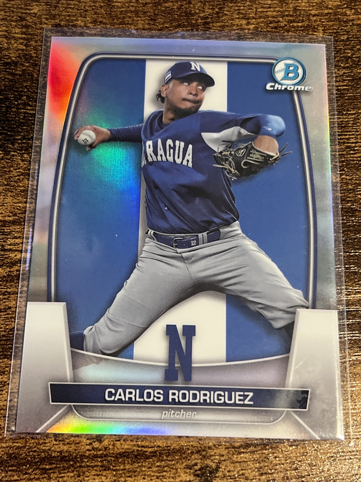 2023 Bowman Chrome Carlos Rodriguez WBC Flag Refractor Variation /499 WBC-69 | eBay