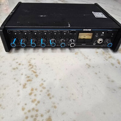 SHURE M367 6-CHANNEL PROFESSIONAL PORTABLE FIELD MICROPHONE AC/DC MIXER ...