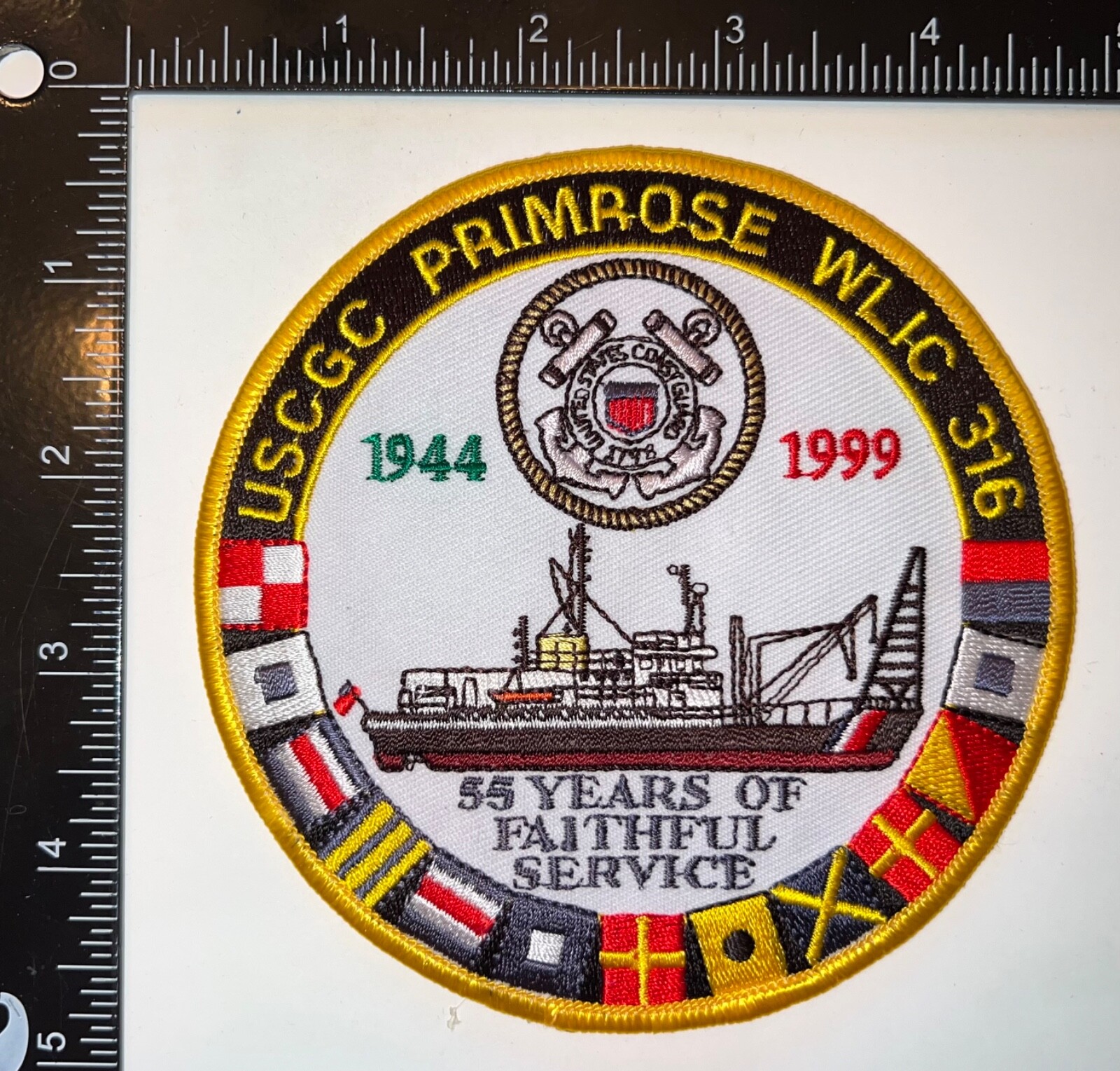 USCG US Coast Guard Cutter Primrose WLIC 316 1944-1999 55 Years Service ...