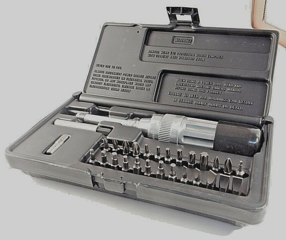 Adjustable Torque Screwdriver 29 Piece Kit (Phillips & Slotted) | eBay