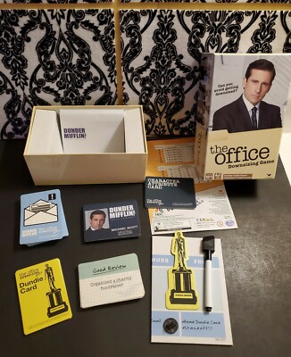 ONE The Office TV Show Downsizing Board Card Party Game - EUC Open Box Complete | eBay