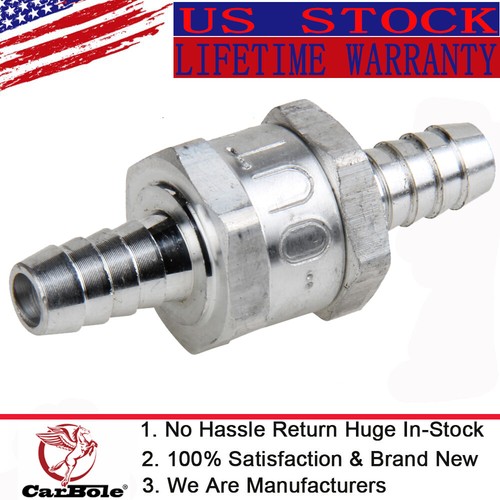 3/8" 10mm Inline Check Valve Fuel Diesel Gas Liquid One Way Non Return ...