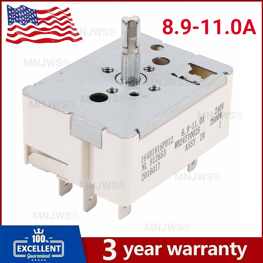 FOR GE HOTPOINT Range Oven 8" Infinite Switch WB24T10025 164D1816P012 NL 812653 | eBay