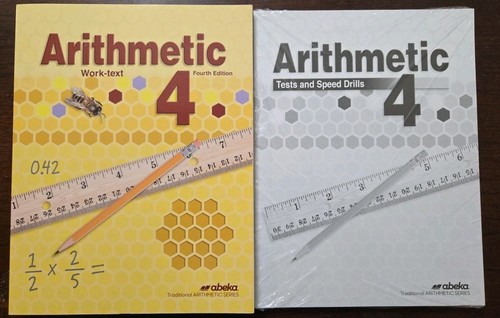 Abeka Arithmetic 4 - Work Text & Tests Speed Drills 4th Edition | eBay