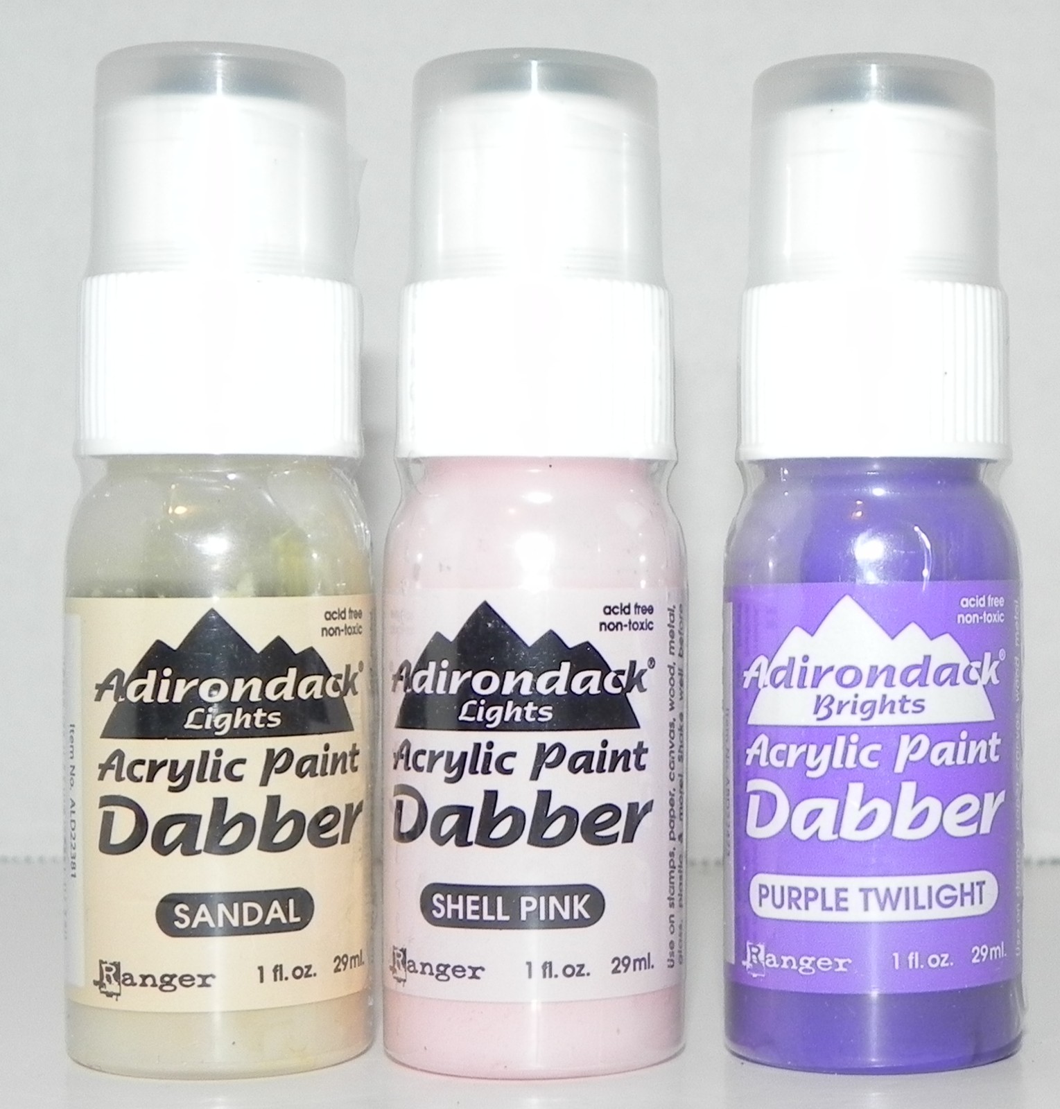 LOT TIM HOLTZ RANGER ADIRONDACK EARTH TONE ACRYLIC PAINT DAUBERS SANDAL ...