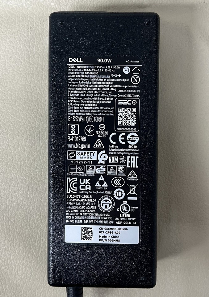 Lot of 5 Original AC Adapter Charger for Dell 90W Latitude Small Tip 4 ...