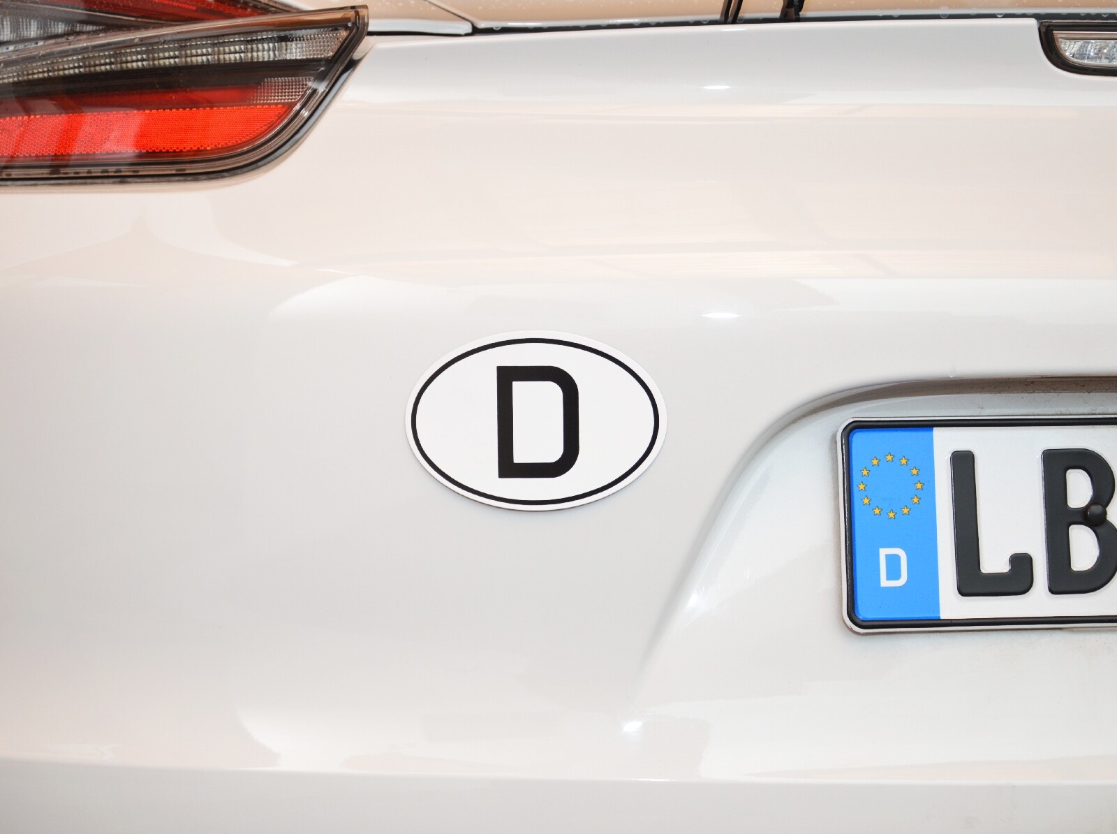 Zehn Stück / 10 Deutschland D-Schild Kennzeichen D Schild Aufkleber 13 ...