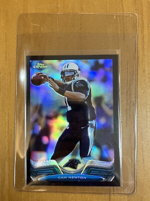 2013 Topps Chrome Cam Newton Refractor 298/299 #147 Black Border NFL ...