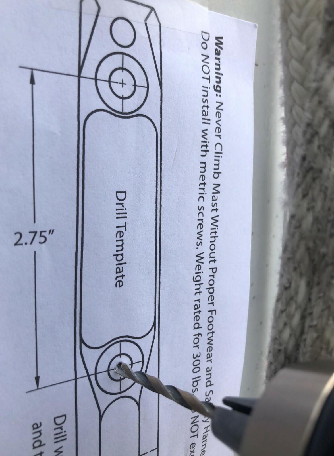 Aluminum Folding Mast Step Black Anodized Titanium Pin Sailboat Lunar ...