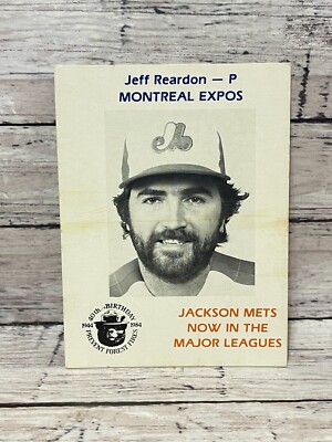 1984 Jackson New York Mets Smokey Team Issue - Jeff Reardon (invE) | eBay