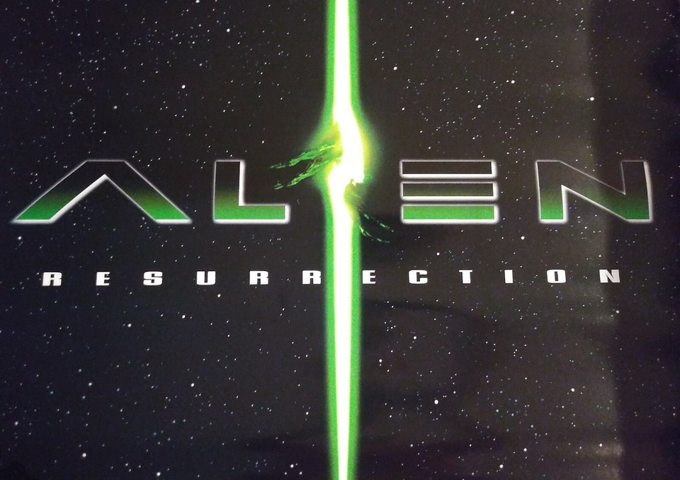 MOVIE POSTER - "Alien Resurrection" Original One Sheet MARQUE (1997 ...