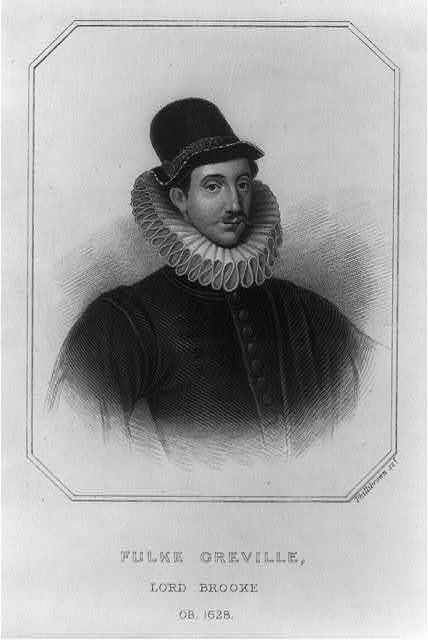 Fulke Greville,1st Baron Brooke,1554-1628,Elizabethan poet,dramatist ...
