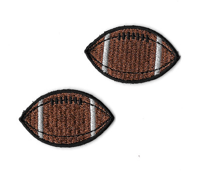 Football - Sports - Coach - 1 5/8" Embroidered Iron On Patches - Set Of ...
