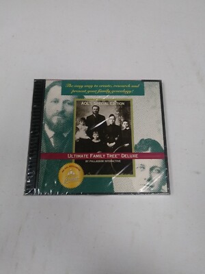 AOL Ultimate Family Tree Deluxe Family Genealogy - NEW SEALED CD-ROM | eBay