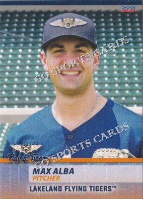 2023 Lakeland Flying Tigers Max Alba RC Rookie Detroit Tigers Minor ...