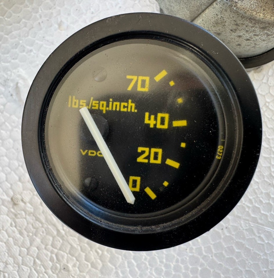 VDO JET COCKPIT GAUGES SPEEDOMETER TACHOMETER ,AMP ,FUEL , PRESSURE ...