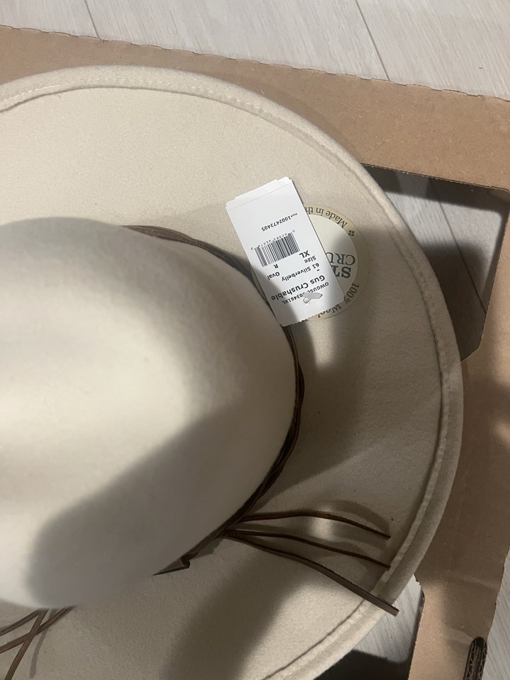 STETSON GUS CRUSHABLE WOOL COWBOY WESTERN HAT Size XL | eBay