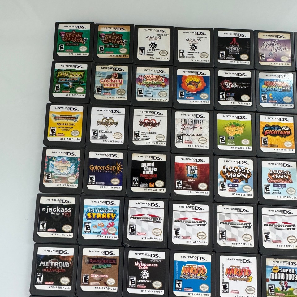 Rare Nintendo DS Games PICK & CHOOSE Your Lot - Bundle Discounts! Mario ...