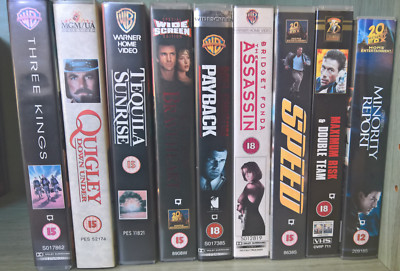 9 various action VHS films | eBay UK