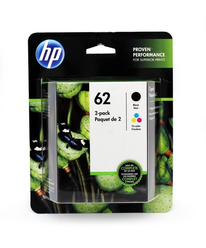 HP 62 (N9H64FN) Ink Cartridge - 2 Pack for sale online | eBay
