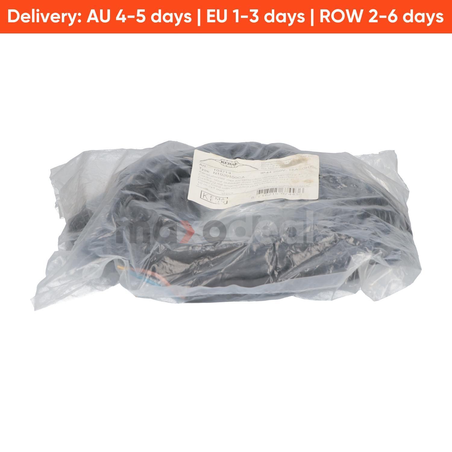 Keraf 104714 Power Cord with Moulded Plug New NFP Sealed | eBay
