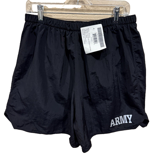 UNICOR US ARMY BLACK IPFU PT TRUNKS SHORTS PHYSICAL FITNESS UNIFORM ...