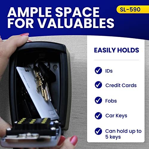 Outdoor Lock Box with Protective Rubber Cover Medium | eBay