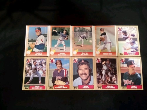 California Angels 50 Card Lot Nolan Ryan, Ruppert Jones, Mark McLemore ...