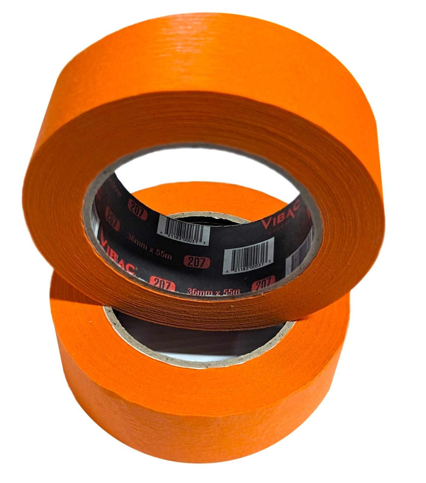 Vibac 1-1/2 inch (36mm X 55m) Premium Automotive Masking Orange 207 ...