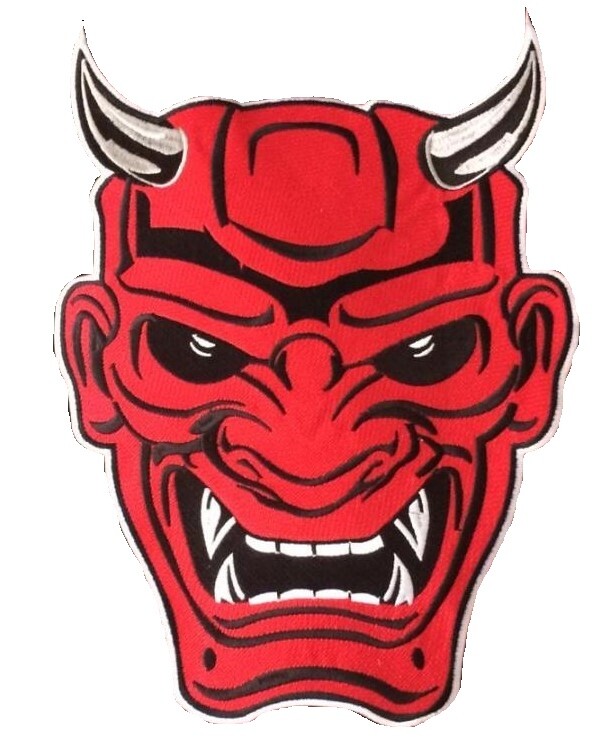 Motorcycle Vest Patches Red Facet Costume Motorbike Biker Jacket Devil ...