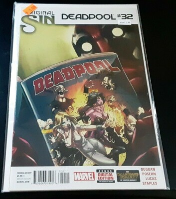 Deadpool #32 Original Sin Marvel High Grade Comic Book RM7-239 | eBay