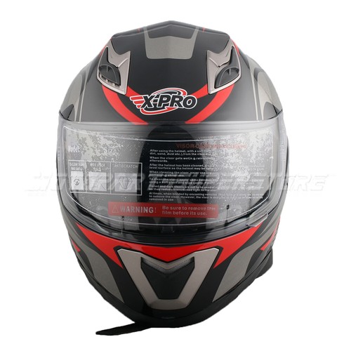 X-PRO Motorcycle Full Face Helmet Adult Street Bike Helmets DOT ...