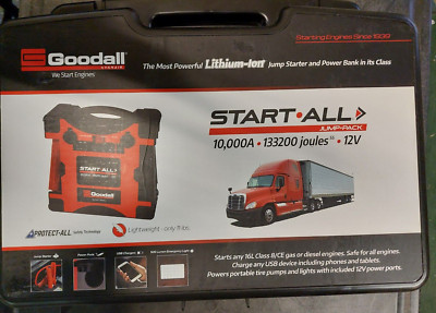 Goodall JP-12-10000 12 Volt Lithium 10,000 Amp Start All Jump Pack | eBay