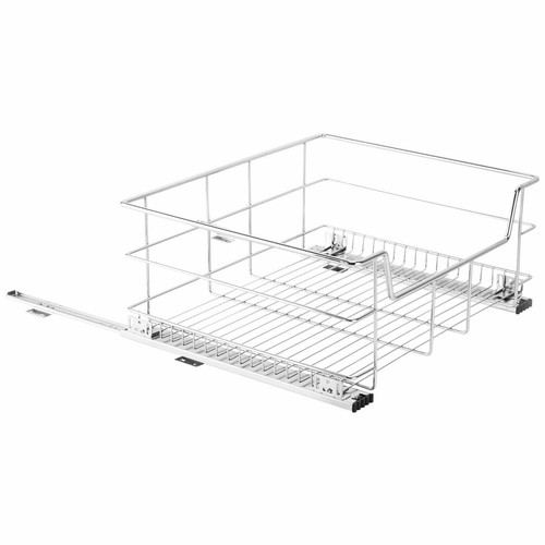 Practa Solutions BASE MOUNT SLIDE OUT BASKET 490mm Holds Up To 10kg ...