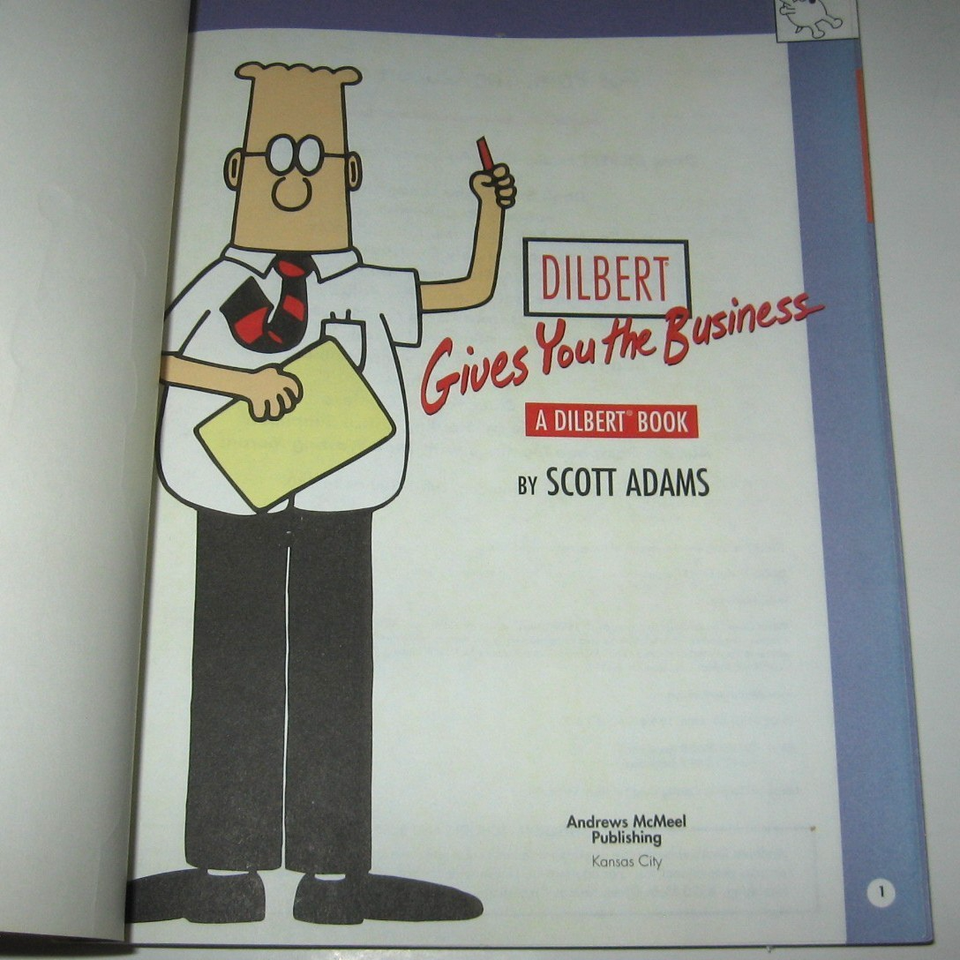 Dilbert Gives You the Business Dilbert Book by Scott Adams Softcover ...