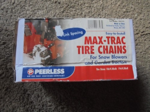 Peerless Max-Trac Tire Chains 4 Link Spacing 1062255 | eBay