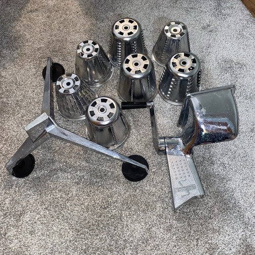 Saladmaster VTG Stainless Steel Food Processor 7 Cones Shred Slice ...