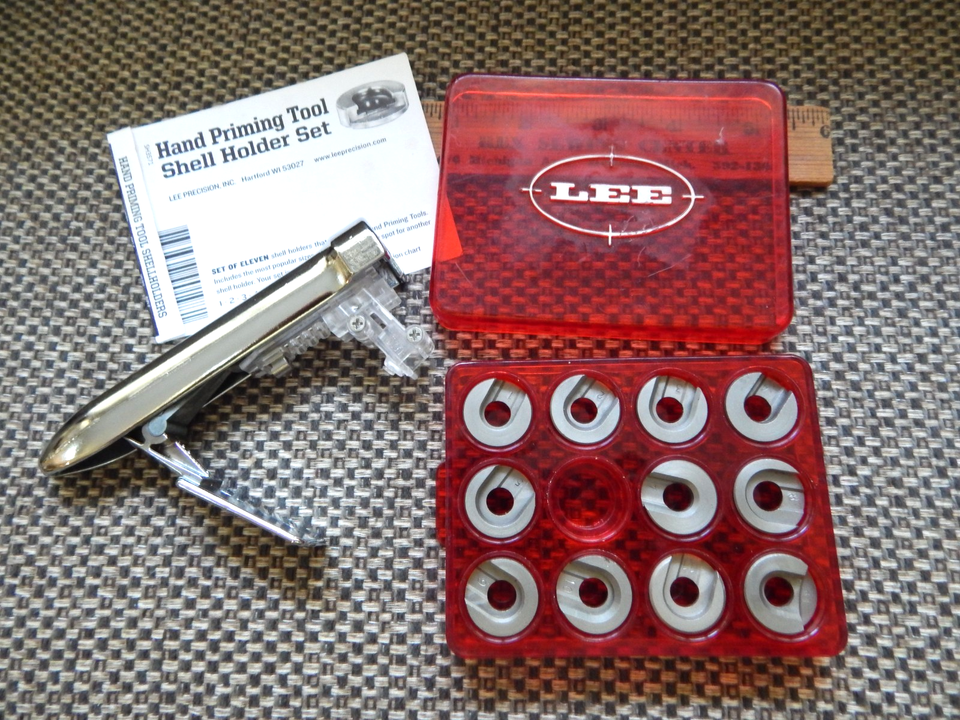 Lee Hand Priming Tool & Shell Holder Set Small Size | eBay