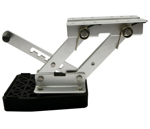 Aluminum Boat Kicker Outboard Motor Bracket Marine Heavy Duty 2-Stroke ...