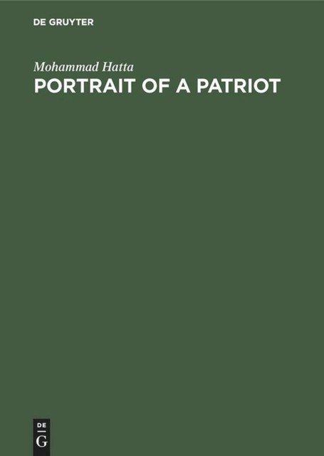 Portrait of A Patriot von Mohammad Hatta (1972, Gebundene Ausgabe ...