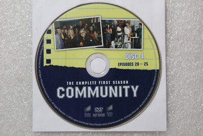 Community Season 1 Disc 4 DVD | eBay