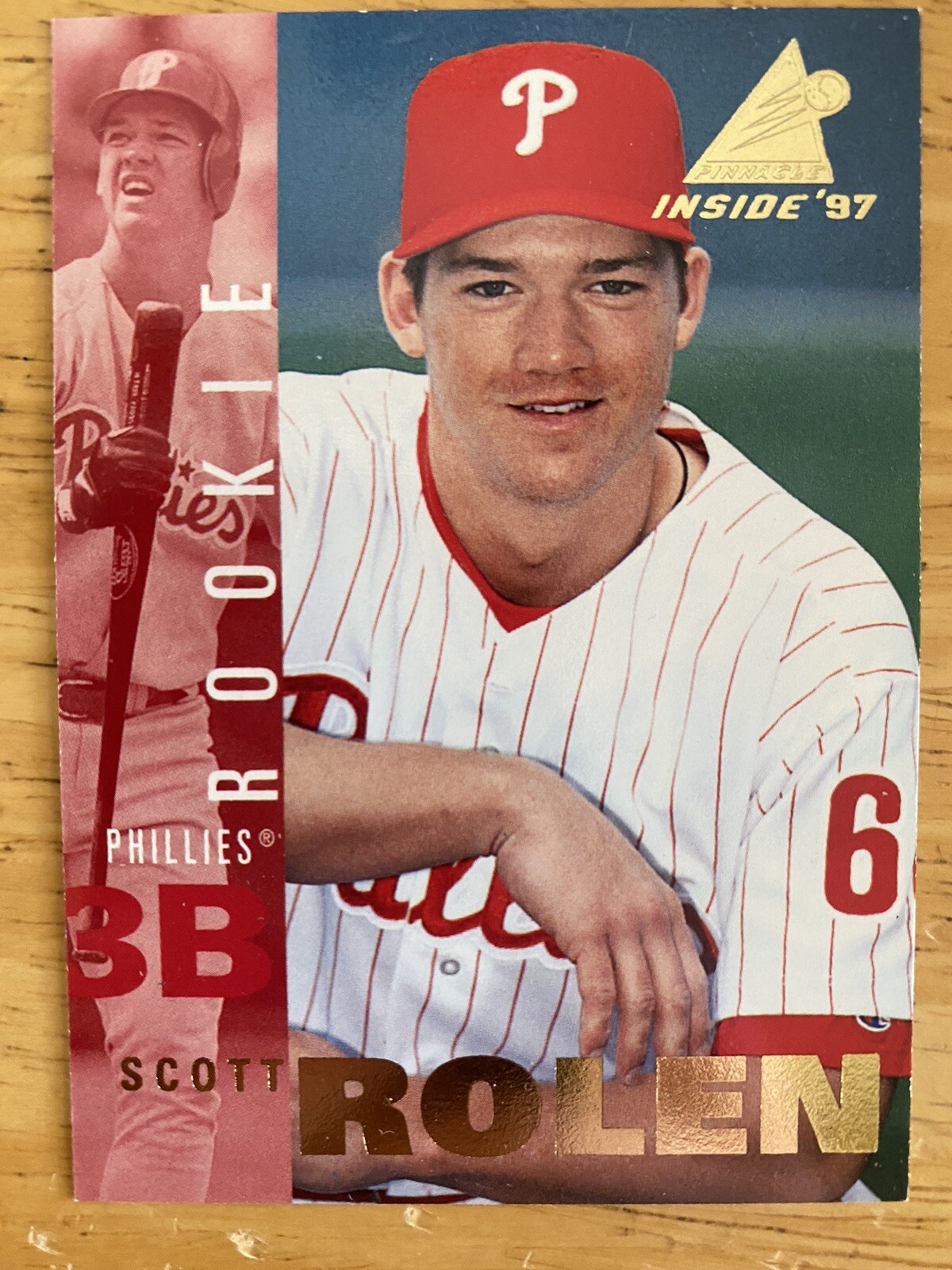 Scott Rolen 1997 Pinnacle Inside Philadelphia Phillies RC Rookie Card ...