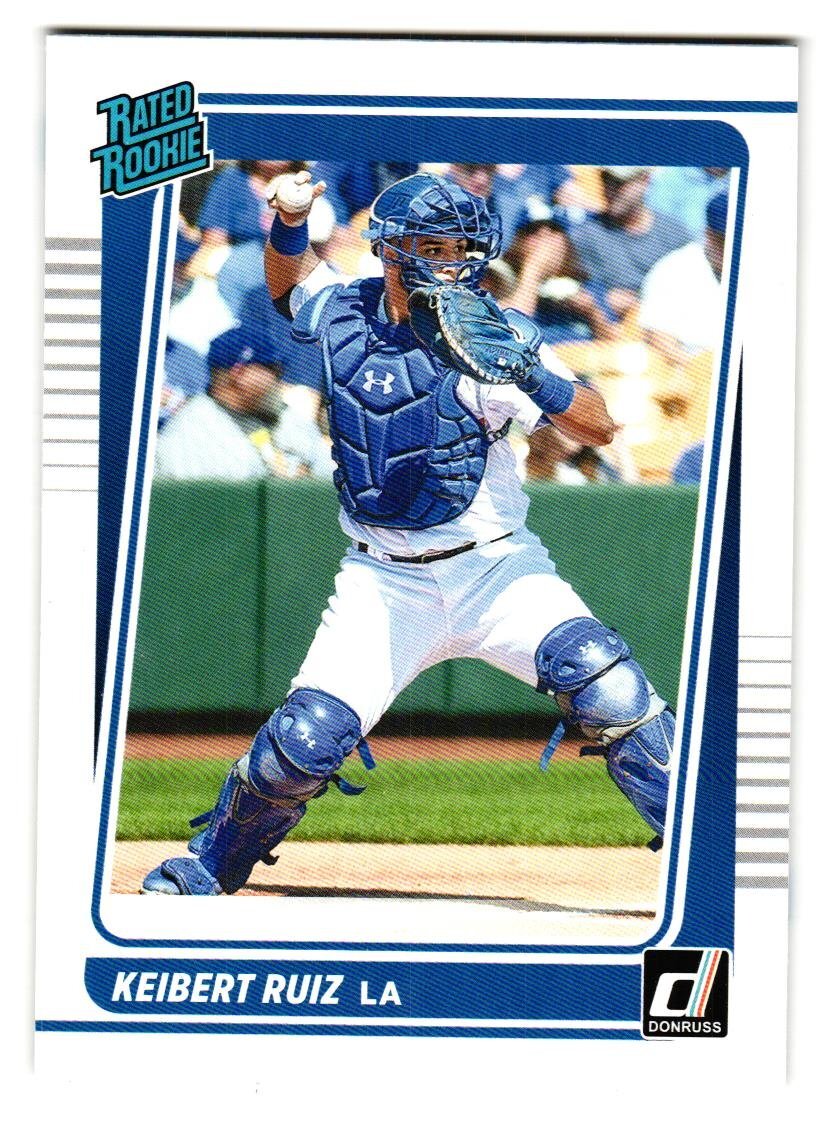 2021 Donruss # 52 Keibert Ruiz Los Angeles Dodgers Rookie | eBay