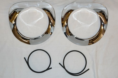 1955-1956-1957 Chevy GMC Pickup Truck Headlamp Headlight Chrome Steel ...