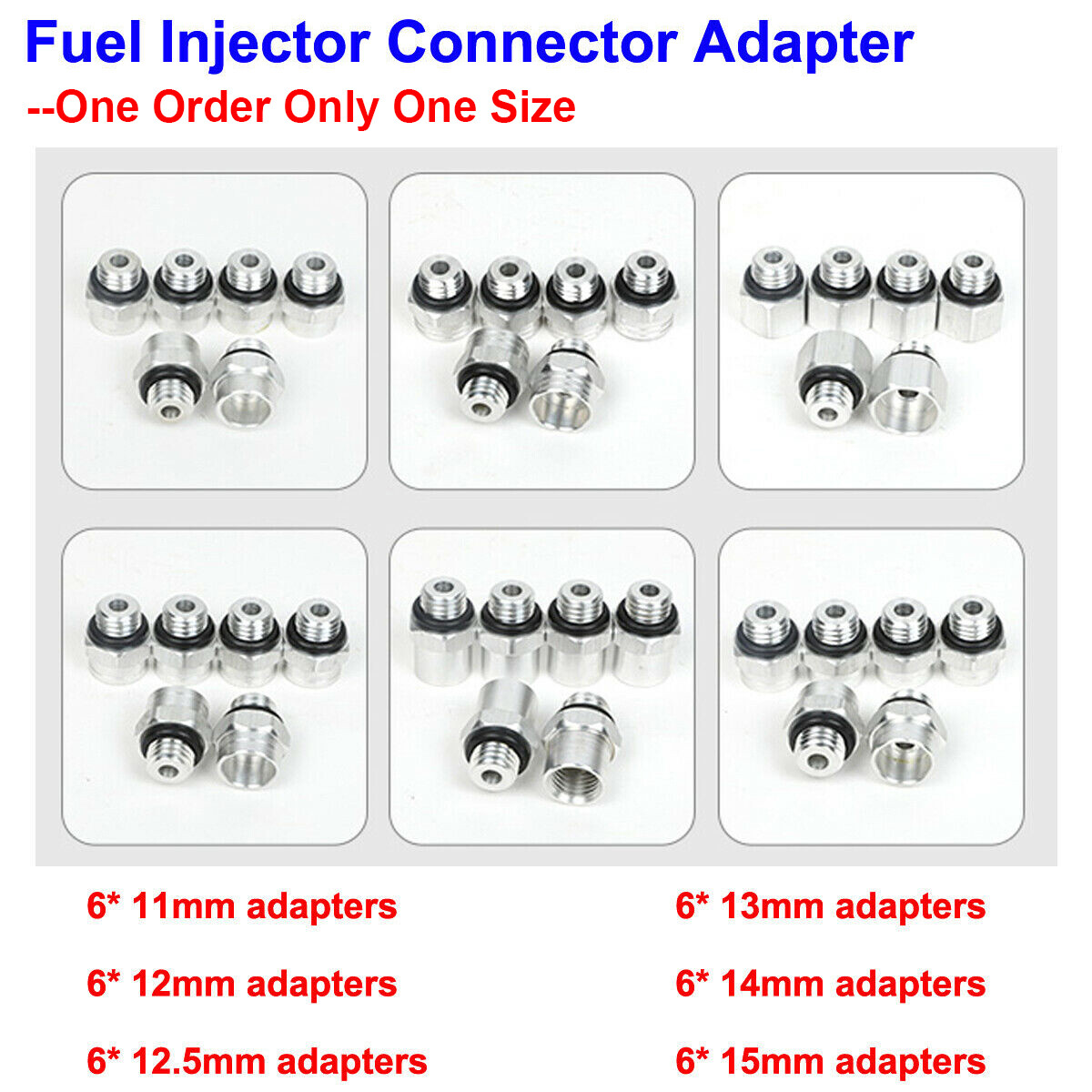 AUTOOL Fuel Injector Cleaner Tester Connector Adapter Inlet Diameter ...
